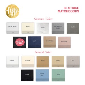 Personalized 30 Strike Matchbooks Modern Cosmic Initial - Etsy