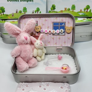 Teddy Pocket Pink Tiny Teddy/teddy Anxiety Hug/teddy Pocket Hug/memory ...