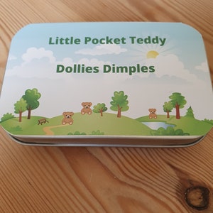 Pocket Teddy Racing Car/miniature Teddy Car/race Track Teddy/anxiety ...