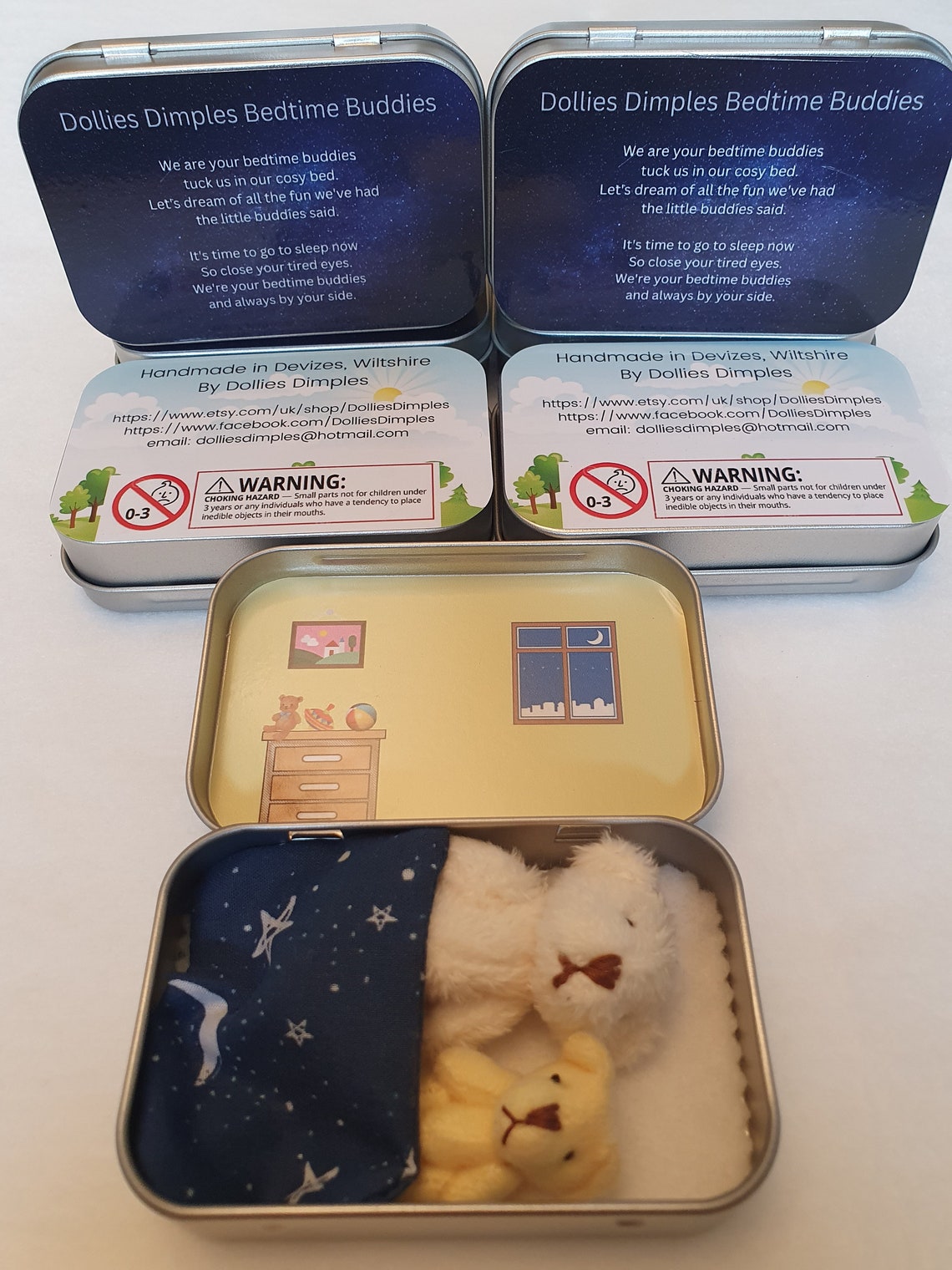 Teddy Bear Bedtime Buddy Tiny Worry Poem/anxiety Sleep Buddy - Etsy