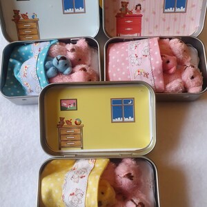 Teddy Family Mini Tin,tiny Teddy Family,all Inclusive Family,choose ...