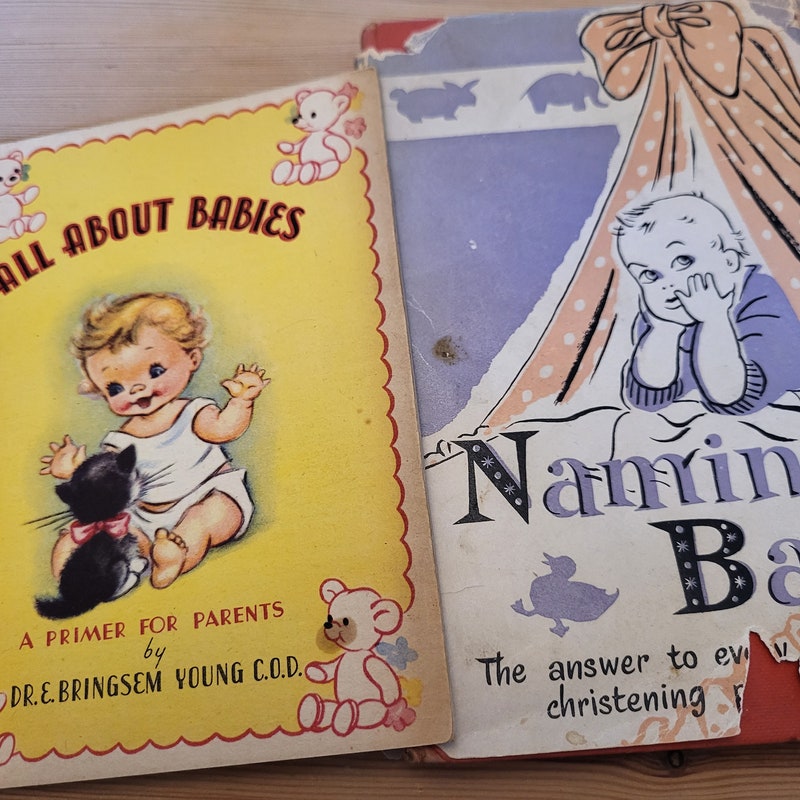Vintage Baby Books - Etsy