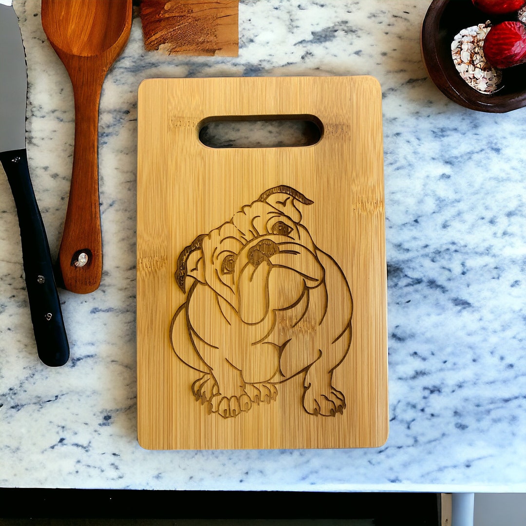 Bulldog Cutting Board! English Bulldog Lover Gift, Fun and Unique ...
