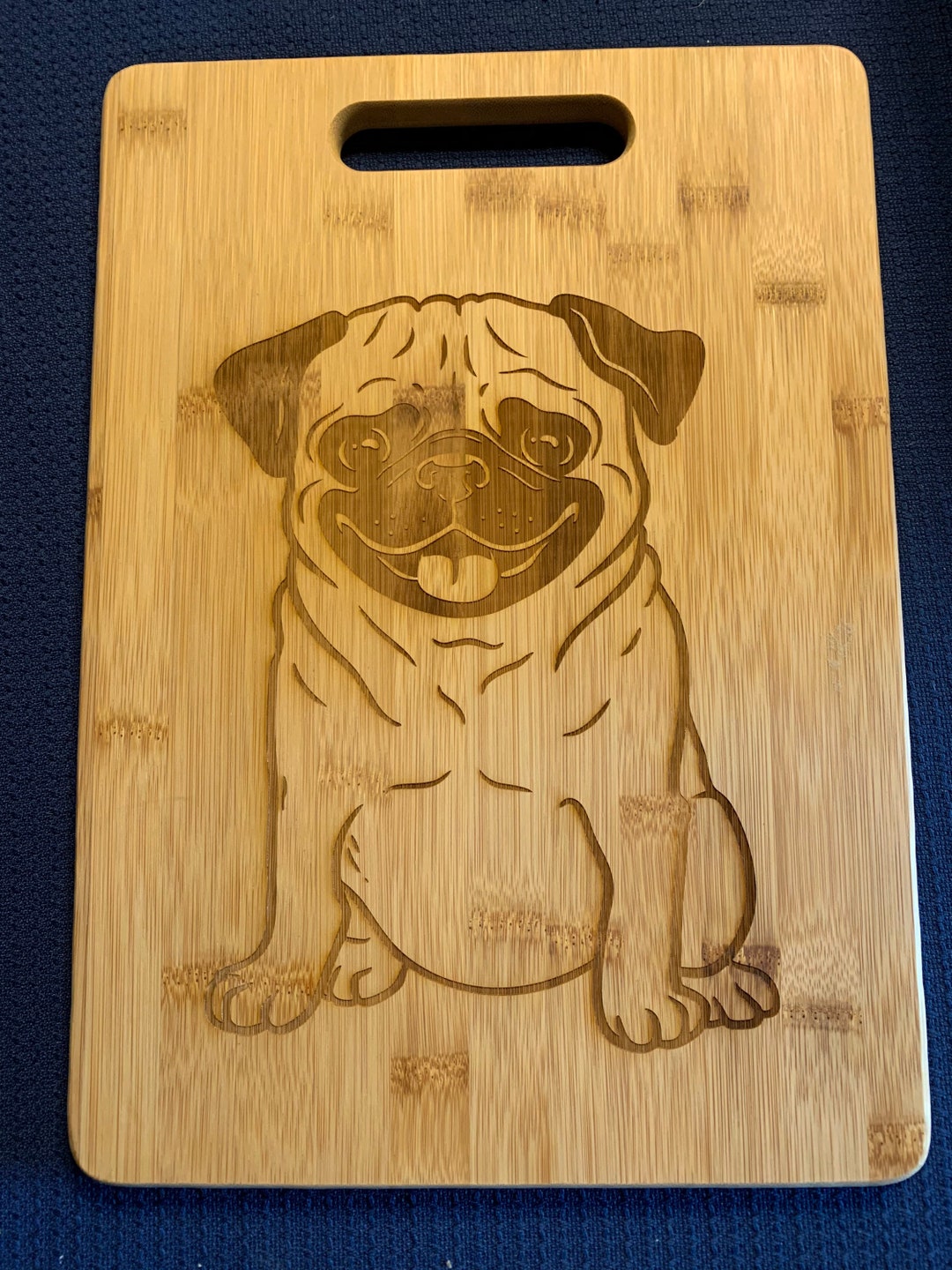 Pug Cutting Board - Etsy