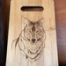 Small Wolf Design Bamboo Cutting Board! FREE SHIPPING!!! Larger Size ...