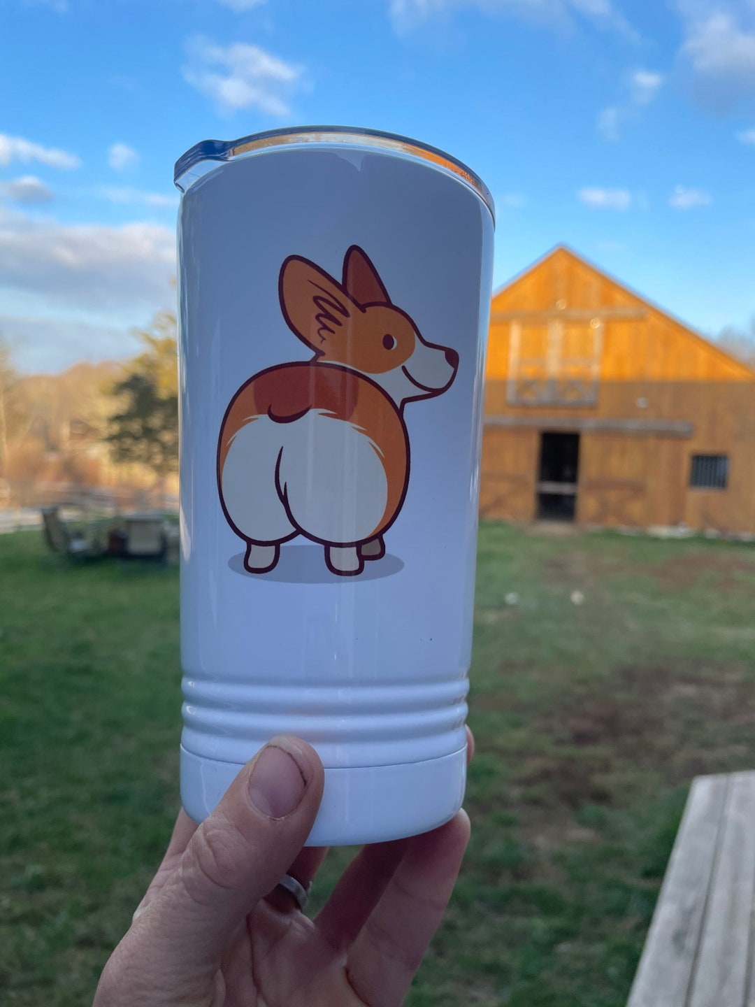Corgi Butt Insulated Stainless Steel Travel Mug! Cute Dog Gift for ...
