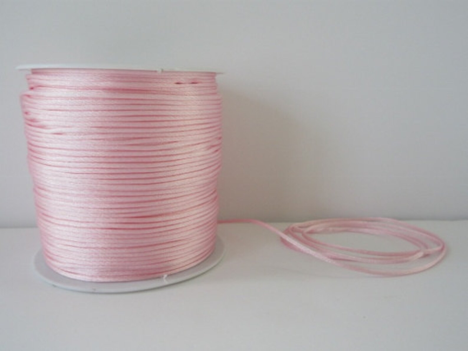 Pink Rat Tail Cord 2mm Pink Rattail Pink Satin Cord Baby - Etsy