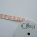 Owl Baby Ribbon 7/8 Inch Wide Pink and Yellow Children Nursery Decor ...