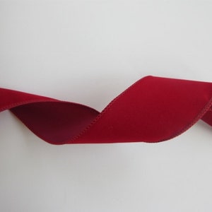 Red Velvet Ribbon Wired 2 1/2 Inch" Wide Christmas Ribbon Holiday ...