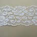 White Lace With Gold Mylar Metallic Thread 4 1/2" Inch Wide Sparkle ...