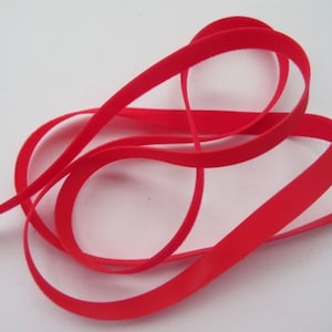 Red Velvet Ribbon 3/8" Inch Wide Christmas Ribbon Holiday Ribbon ...