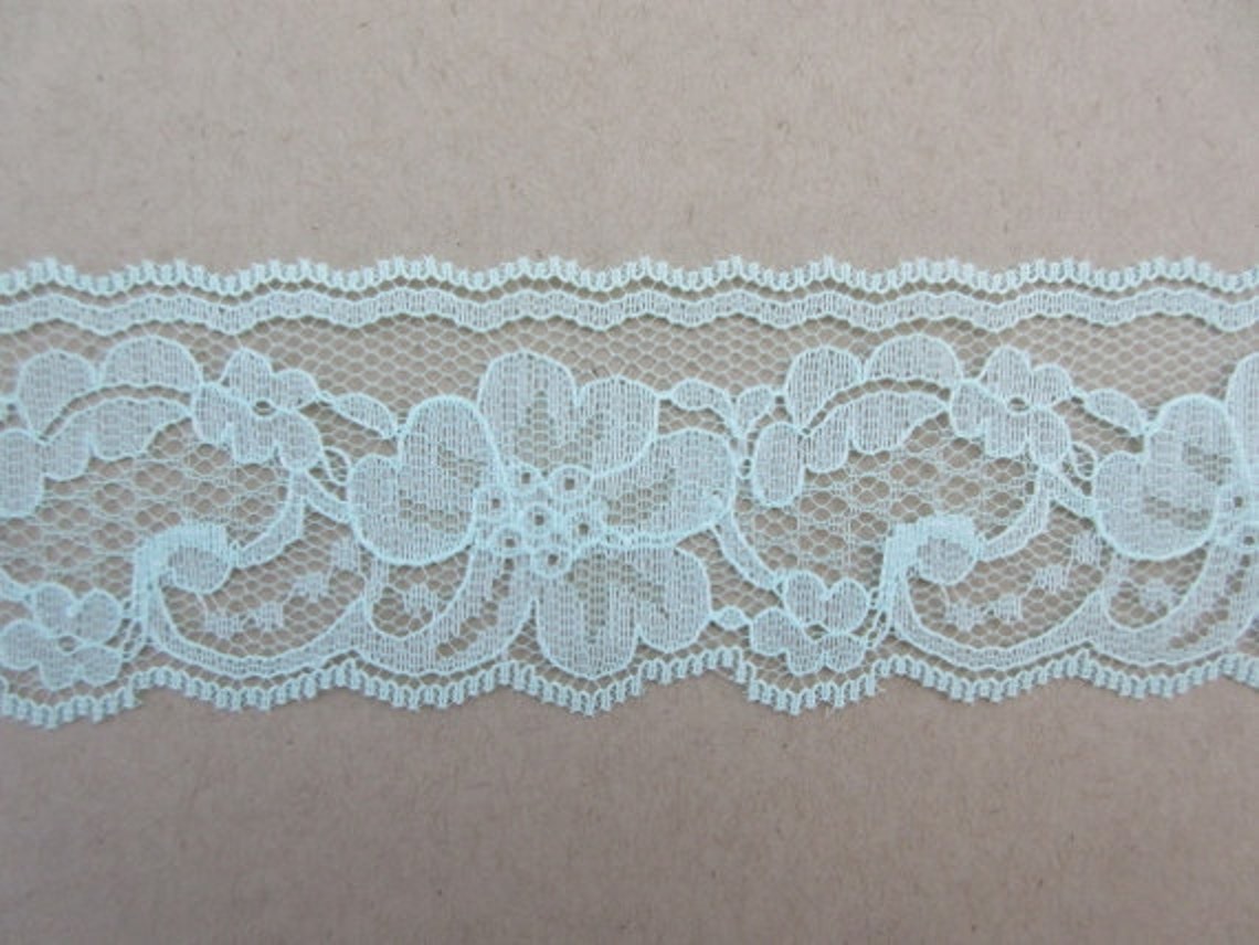 Mint Green Lace Trim Ribbon 2 Inch Wide DIY Wedding Lace - Etsy