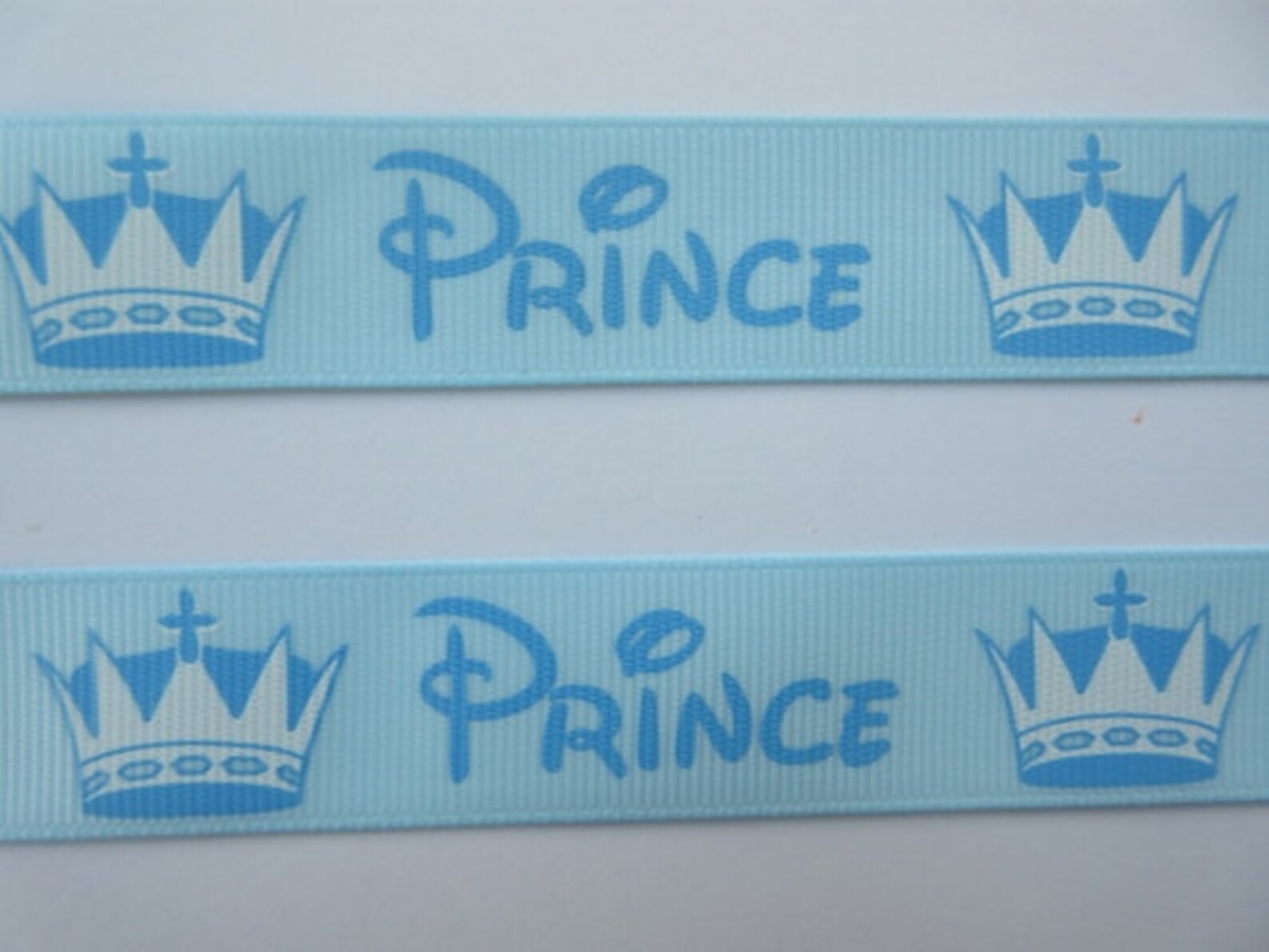 Blue Prince Ribbon With Crown 7/8 Inch Grosgrain Boy | Etsy