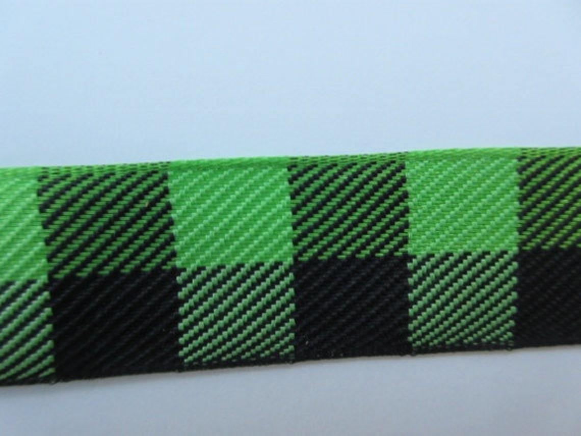 Green Plaid Ribbon Woven St Patricks Day Ribbon 7/8 Inch | Etsy