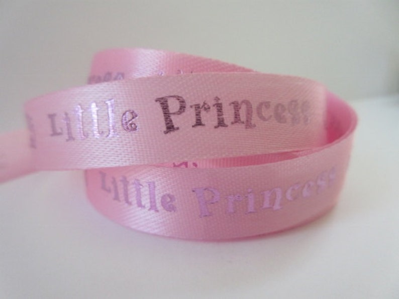 Pink Princess Ribbon 9/16 Inch Wide Little Princess - Etsy