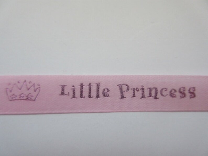 Pink Princess Ribbon 9/16 inch wide Little Princess | Etsy