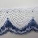 Royal Blue and White Lace Trim Ribbon 1 1/2 Inch Wide Sewing Trim ...