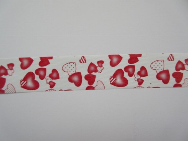 Waterproof Valentines Day Ribbon Red Hearts Ribbon 1 1/4 - Etsy