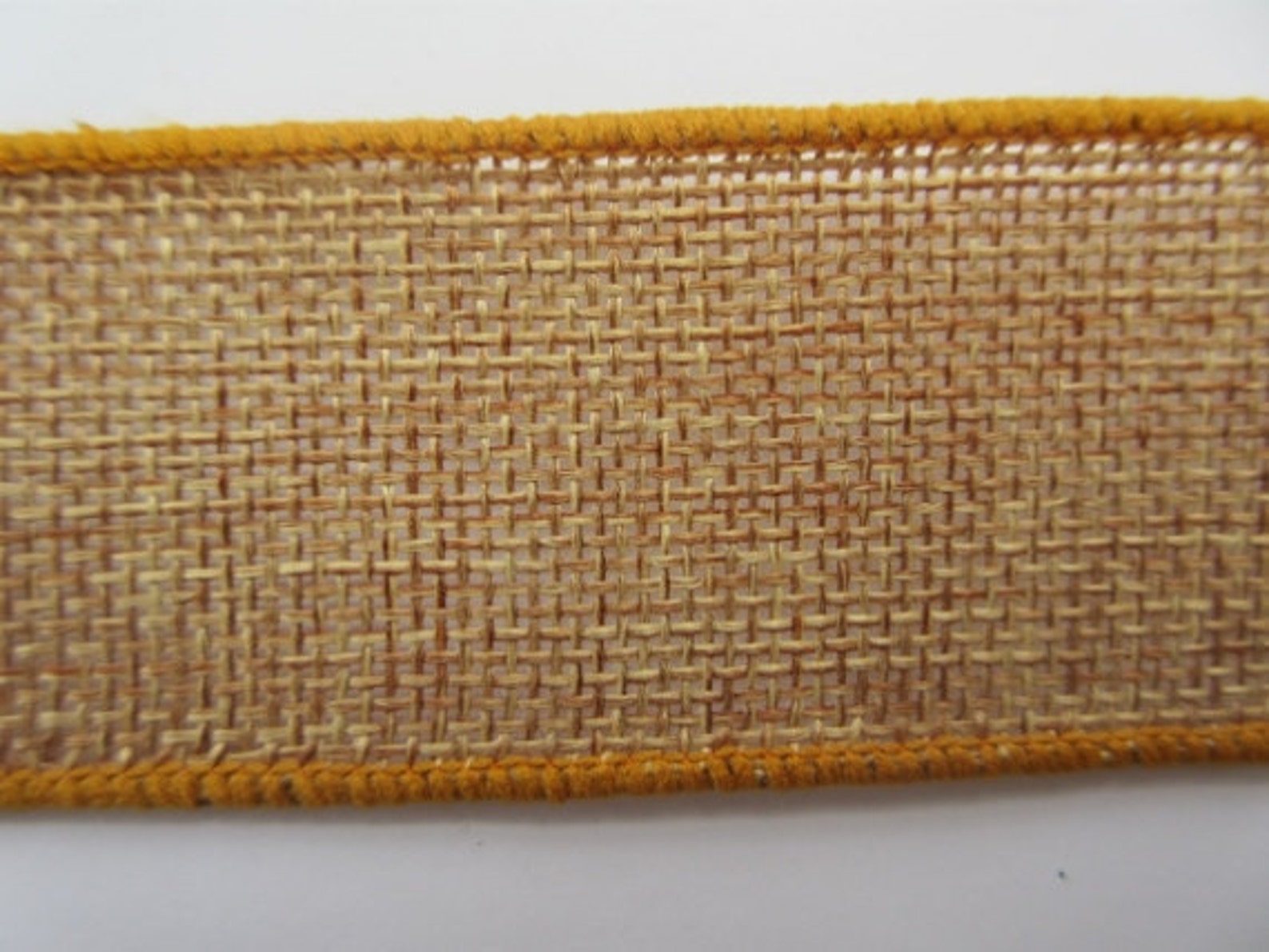 Gold Burlap Ribbon Wired 1 1/2 Inch Wide Poly Burlap - Etsy