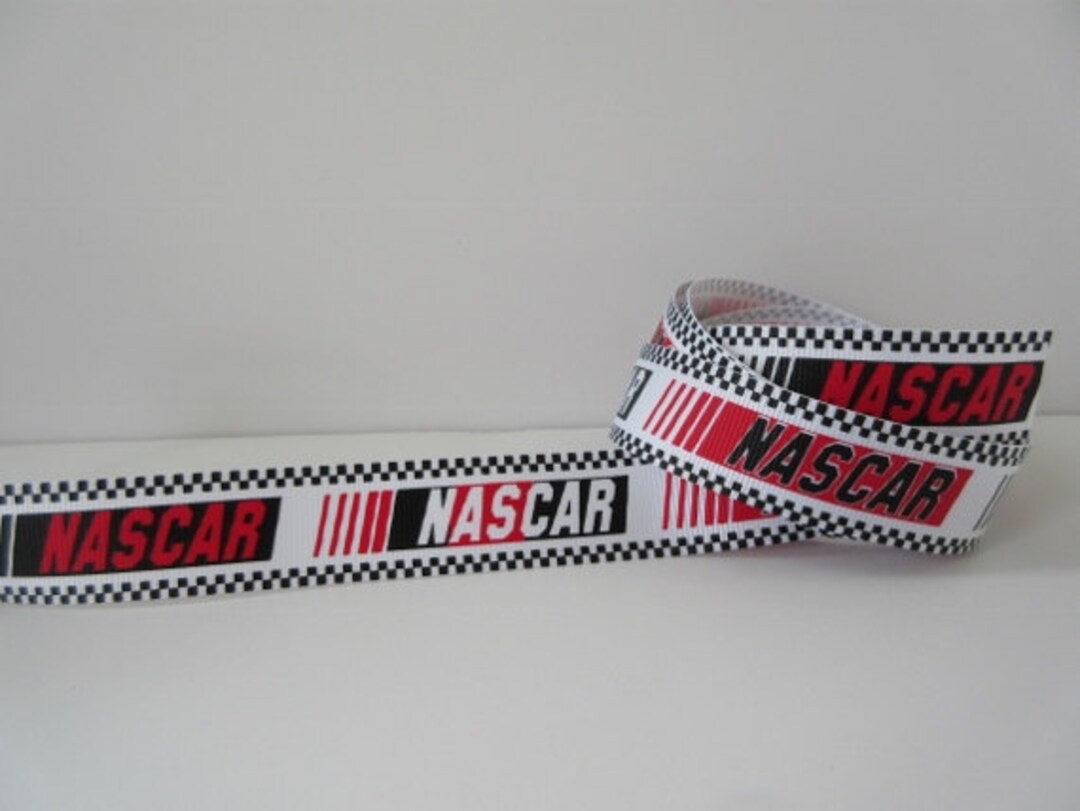 Nascar Ribbon 7/8" Inch Wide Grosgrain Sports Ribbon Racing Ribbon ...