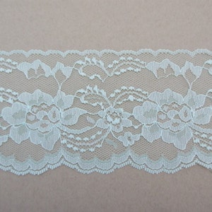 Mint Green Lace Trim Ribbon 4" Inch Wide DIY Wedding Lace Invitations ...