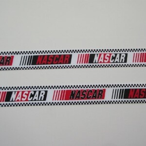 Nascar Ribbon 7/8" Inch Wide Grosgrain Sports Ribbon Racing Ribbon ...