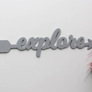 Explore Arrow Wood Sign Wanderlust Design Boho Nursery | Etsy Canada