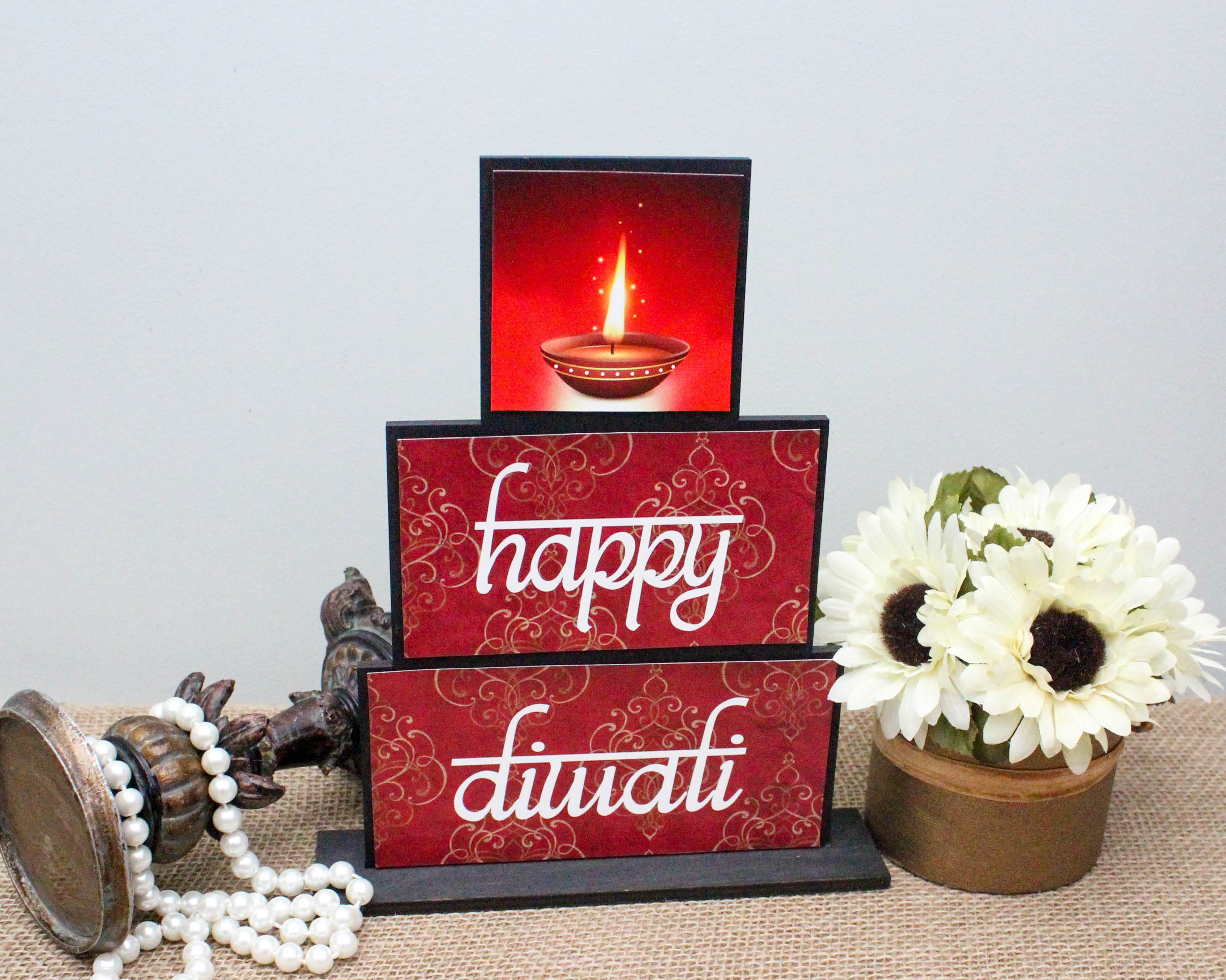 Diwali Decor Diwali Wood Sign Hindu Festival Diwali Gift | Etsy