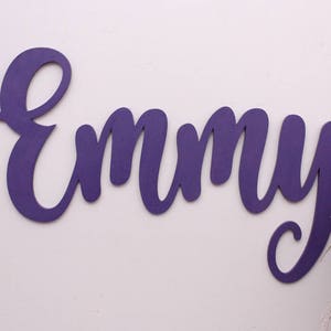 Custom Wood Name Sign, Baby Nursery Name Decor, Large Wooden Letters ...