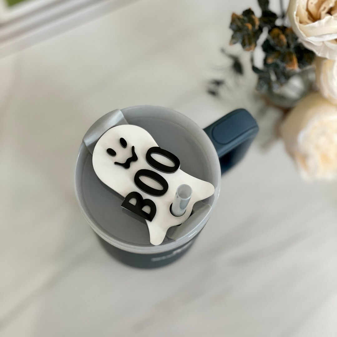 Ghost Topper for Stanley Water Cup, Yeti Tumbler Lid Topper, Halloween ...