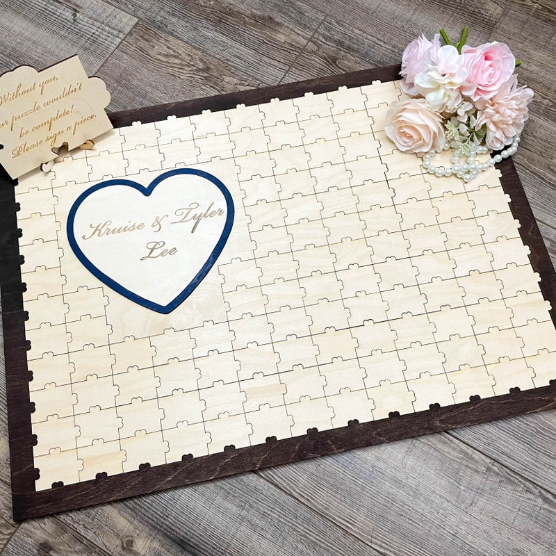 Wedding Puzzle Guest Book - Etsy
