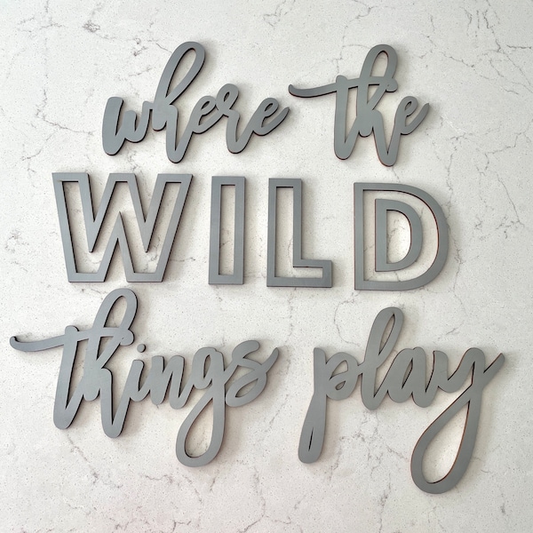 Play Wall Letters - Etsy