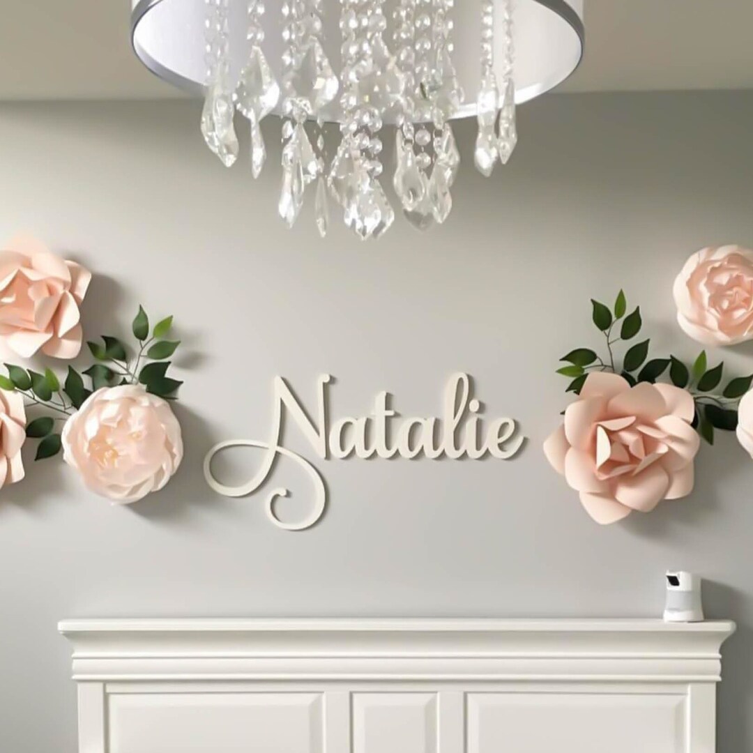 Nursery Name Sign, Baby Shower Gift, Custom Nursery Decor Name Sign ...
