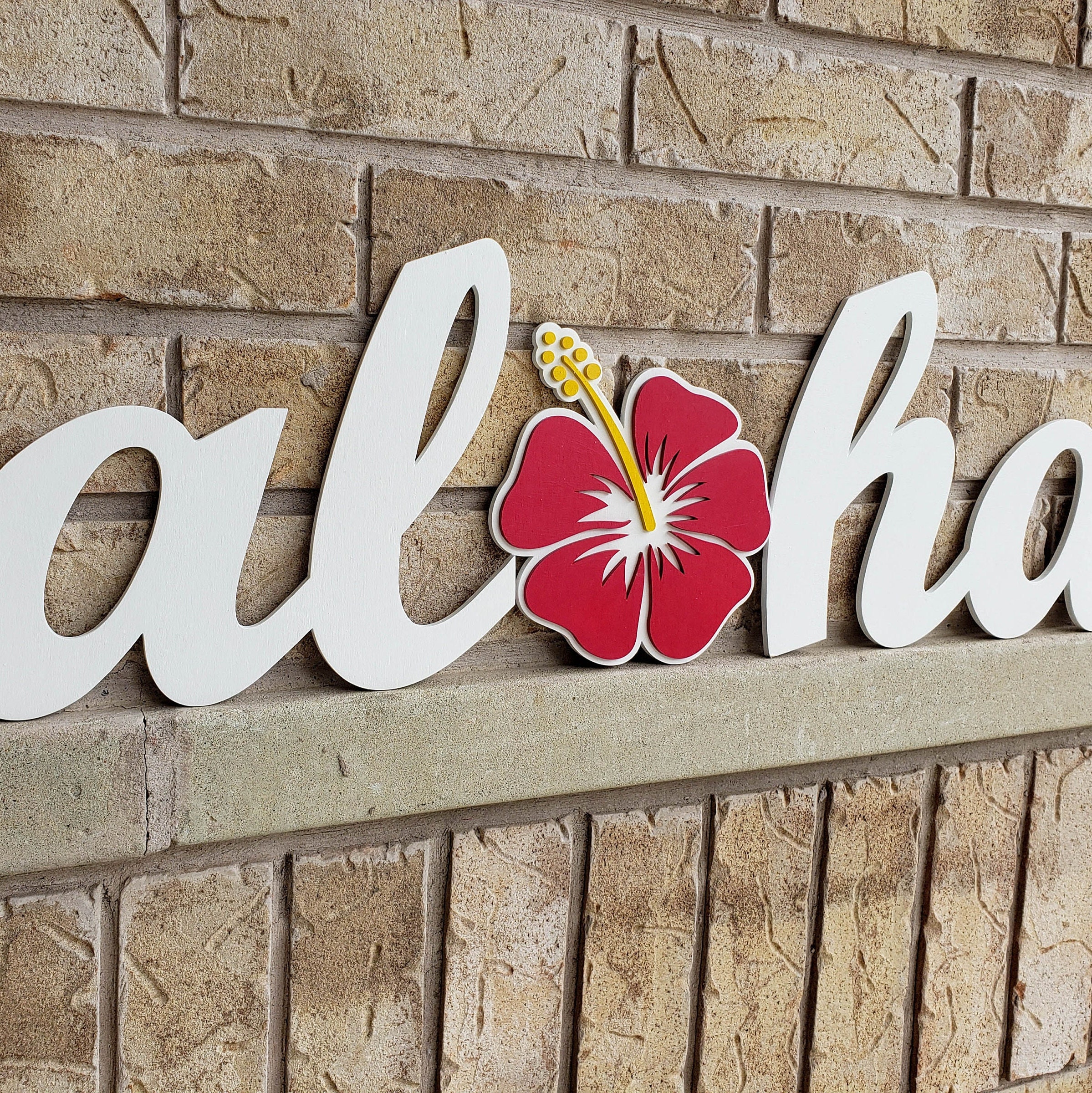 Aloha Wooden Sign