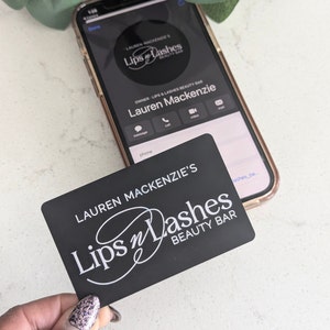 Smart NFC Chip Business Cards, Digital Business Card for I-phone ...
