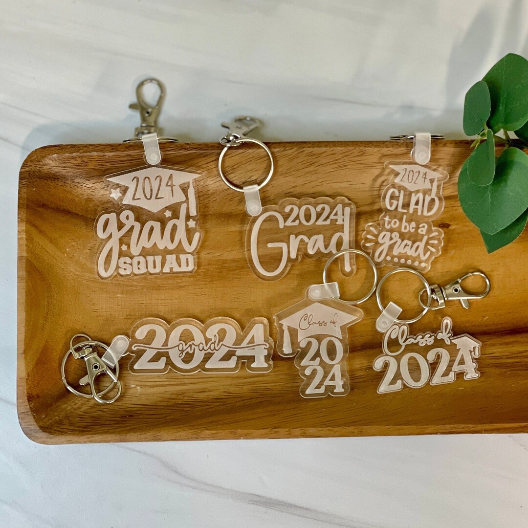 Class of 2024 Keychain, Graduation Keychain, Class of 2024 Grad Gift ...