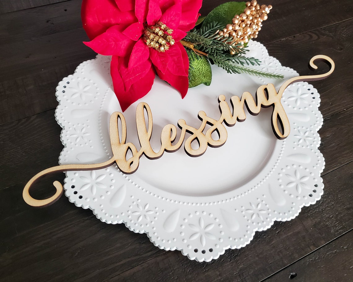 Thanksgiving Table Setting Reusable Place Cards 3D Festive - Etsy Canada