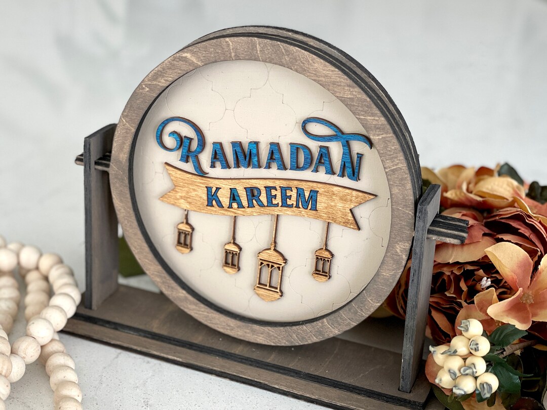 Ramadan Interchangeable Insert, Eid Mubarak Decor, Ramadan Kareem ...