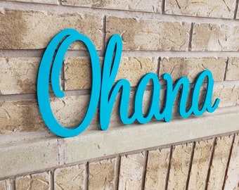 Ohana Home Decor Wood Sign - Etsy