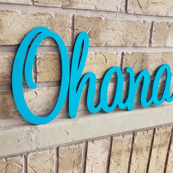 Ohana Wood Sign - Etsy