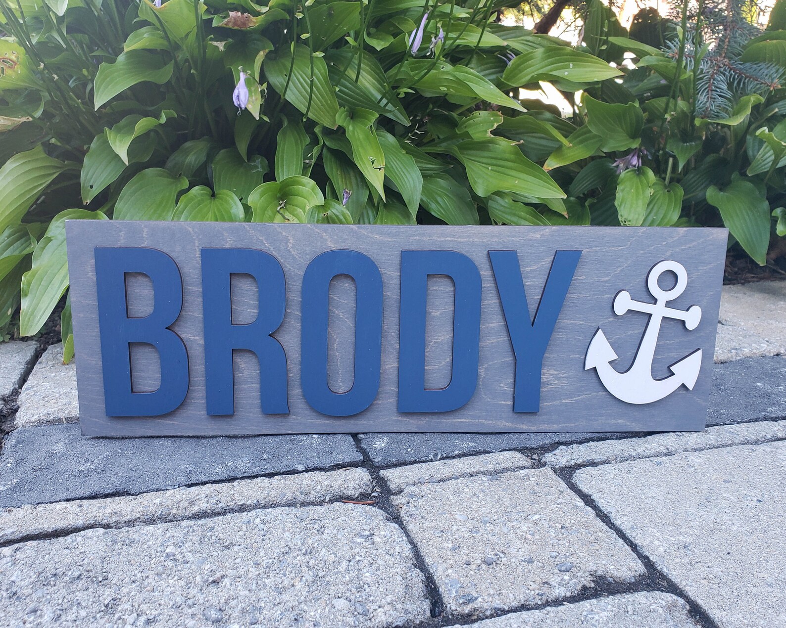 Anchor Name Sign Boys Nautical Nursery Decor Nautical Boys | Etsy Canada