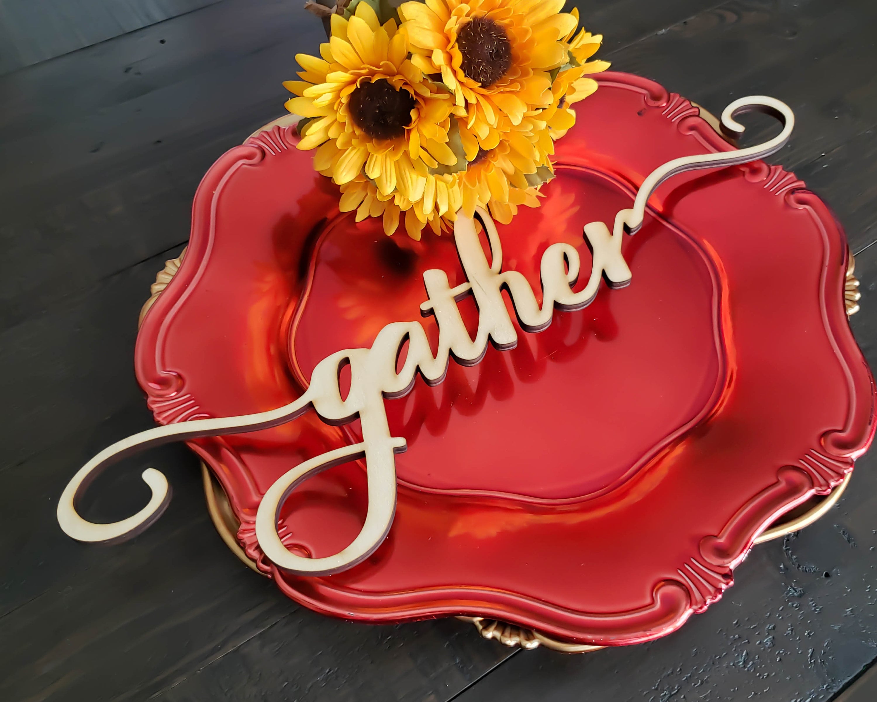 Thanksgiving Table Setting Reusable Place Cards 3D Festive - Etsy Canada