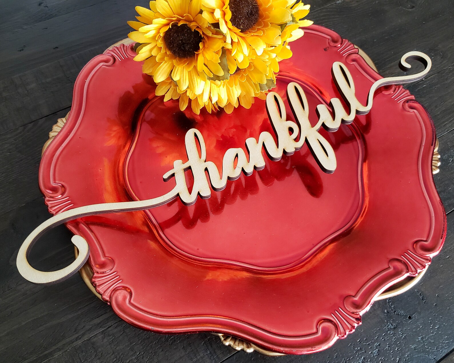 Thanksgiving Table Setting Reusable Place Cards 3D Festive - Etsy Canada