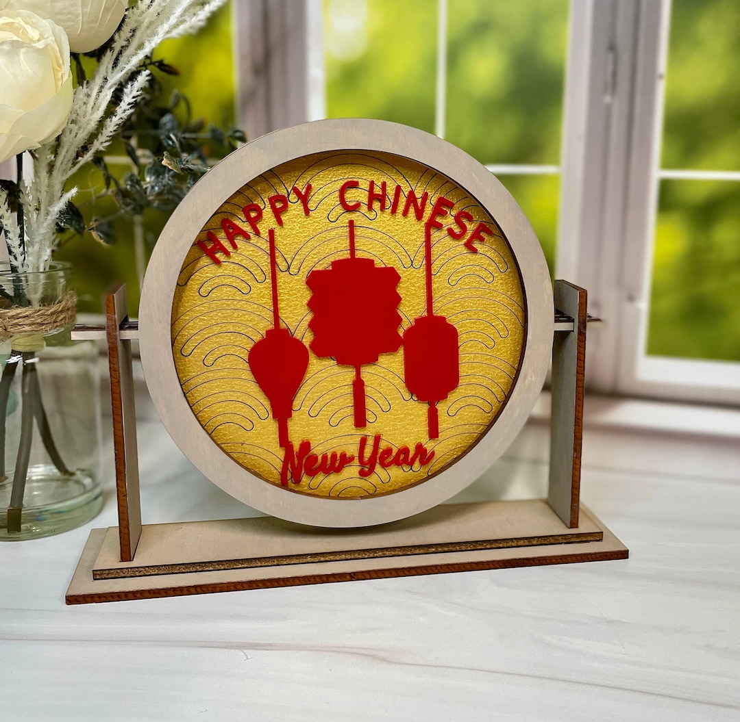 Chinese Lunar New Year Decor, Dragon Lunar New Year Gift, Tabletop ...