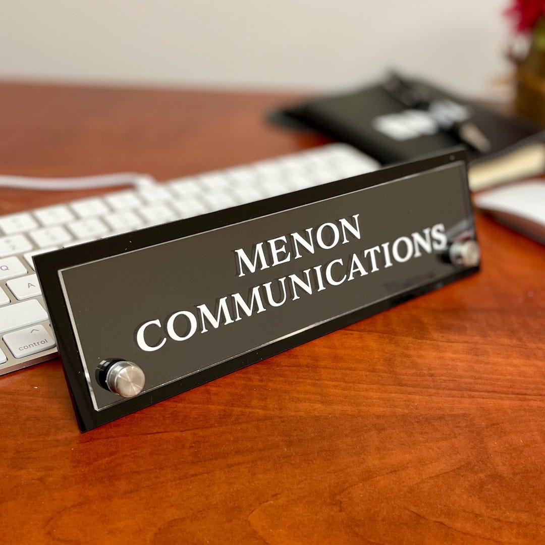 Custom Desk Name Plate, Office Desk Name Sign, Table Name Display ...