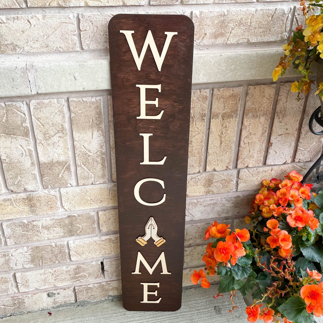 Indian Welcome Sign, Diwali Gifts, Indian Desi Home Decor, Alternative ...