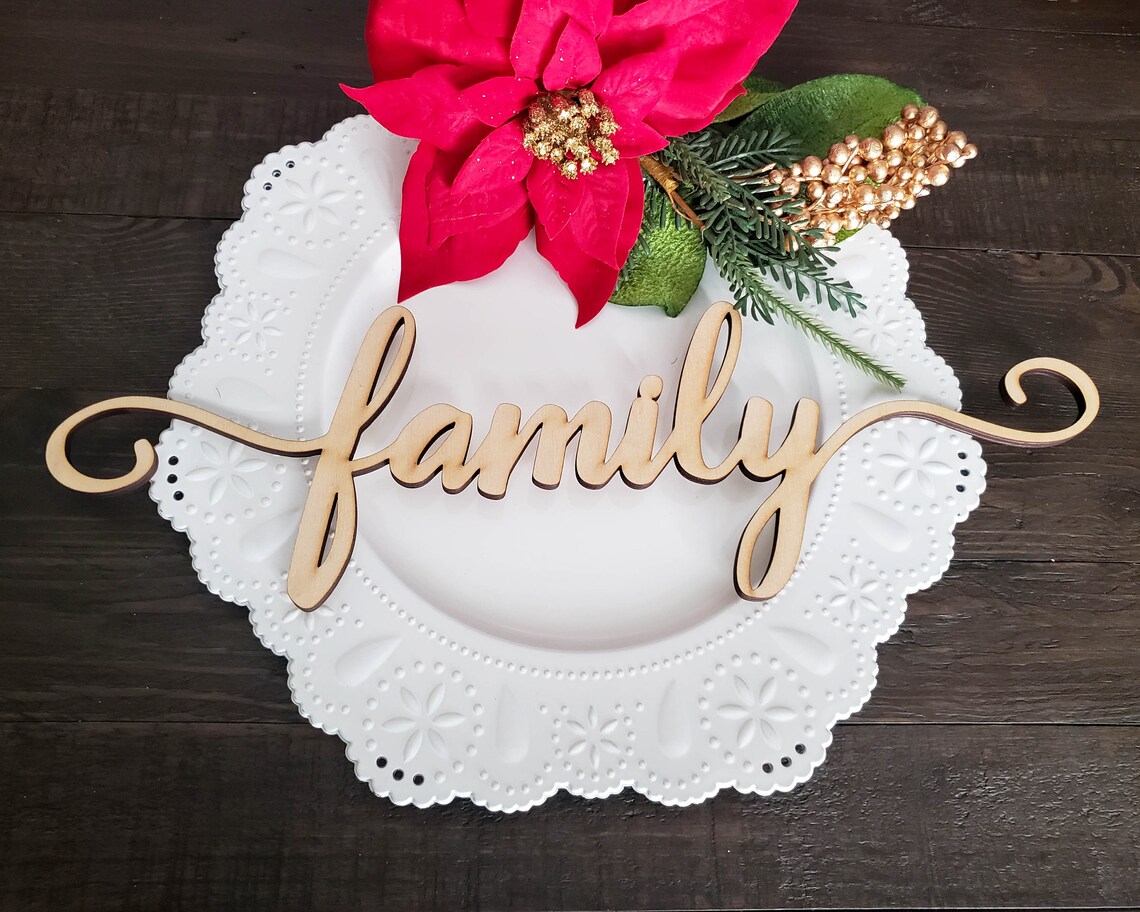 Thanksgiving Table Setting Reusable Place Cards 3D Festive - Etsy Canada