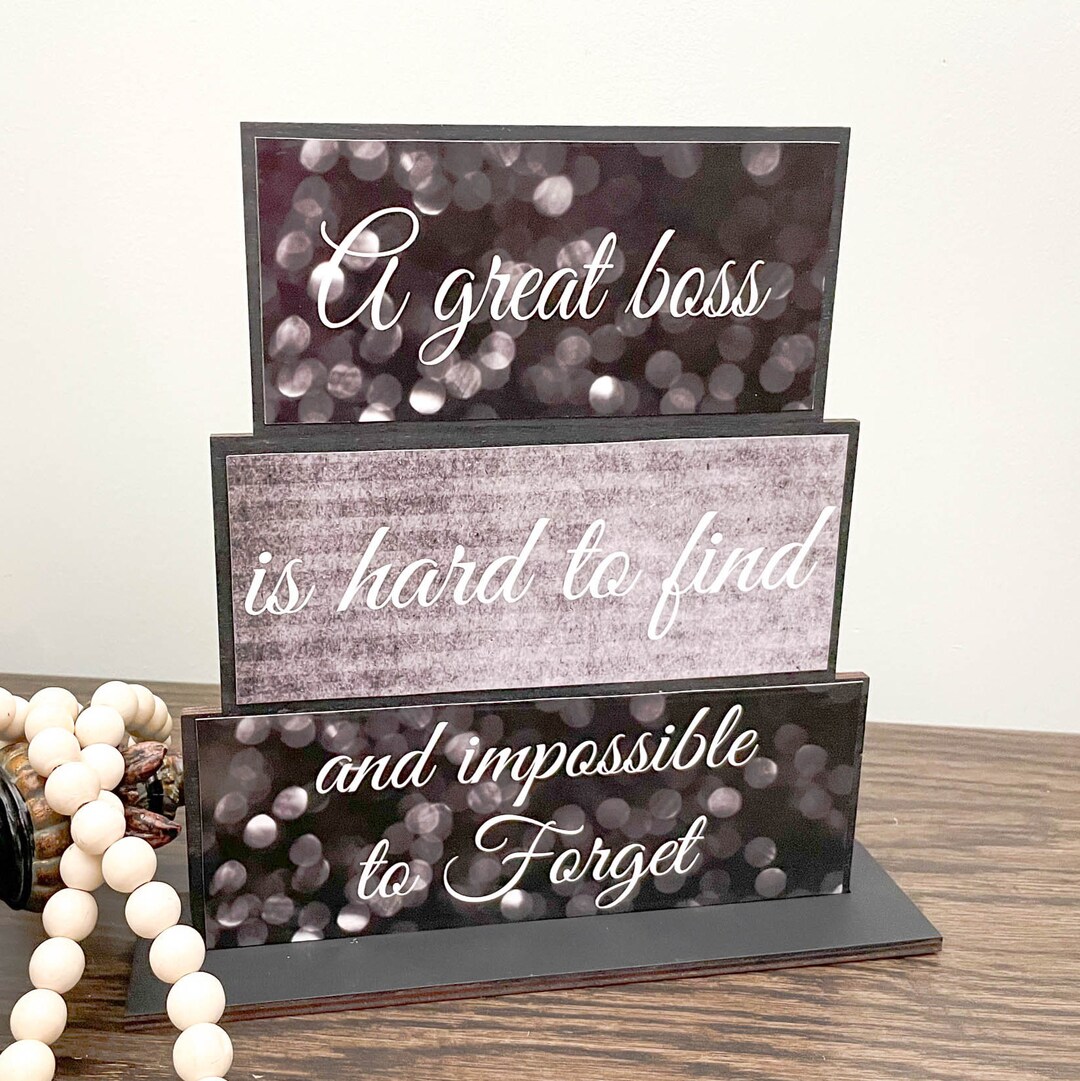 Gift for Boss, Boss Leaving Gift, A Great Boss is Hard to Find and ...