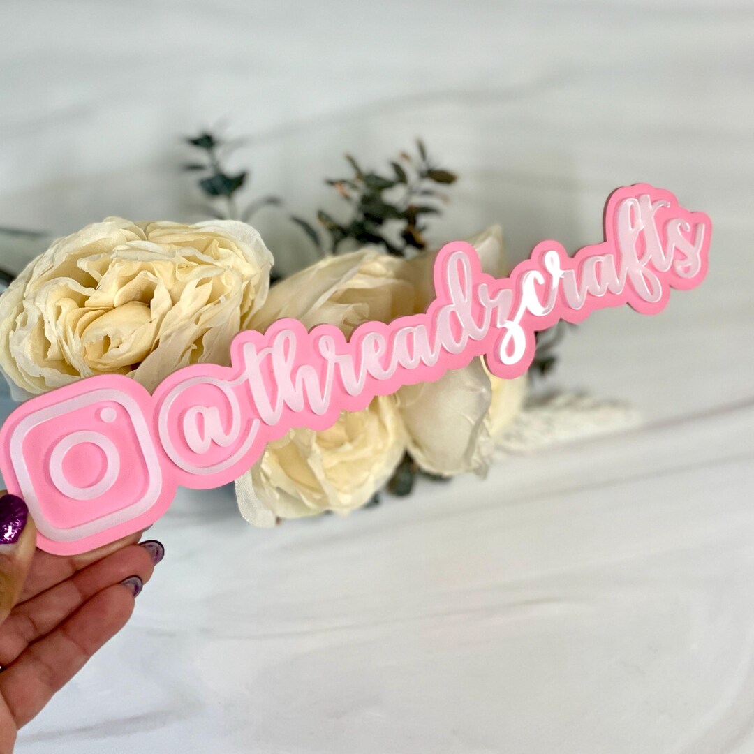 Business Name Photo Watermark, Physical Watermark, Social Media Tag ...