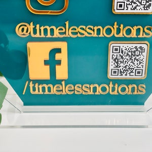 QR Code Sign Social Media Sign for Vendor Markets Scan to - Etsy